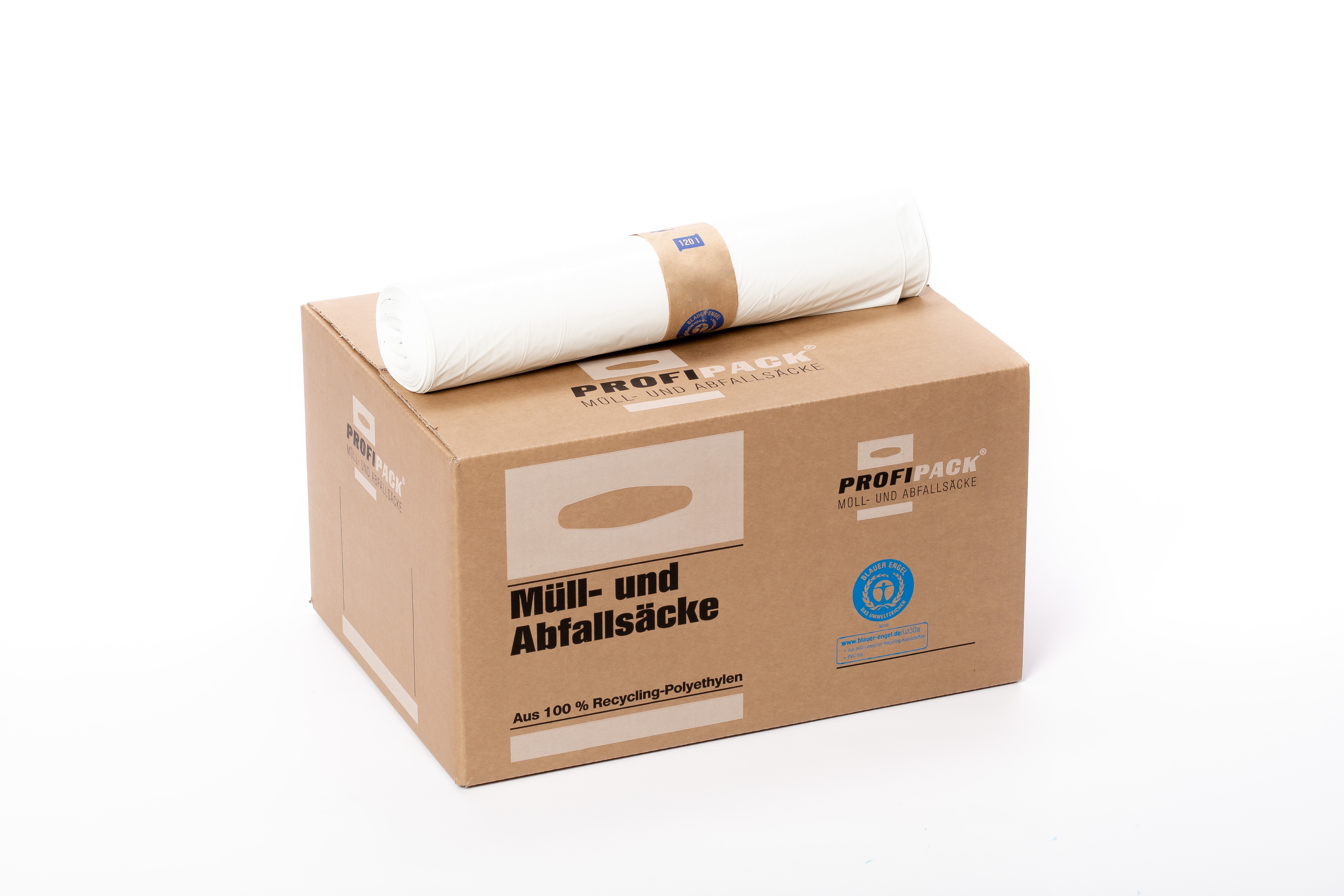 Plastpoki til flokkunar 59x115cm 38my 10stk Hvítur